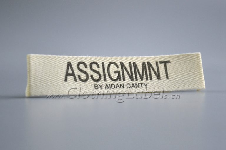 Custom printed cotton labels for clothing and handmade items ...