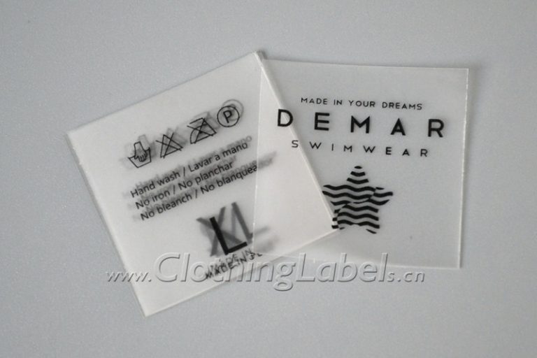 Clear clothing labels for brands | ClothingLabels.cn