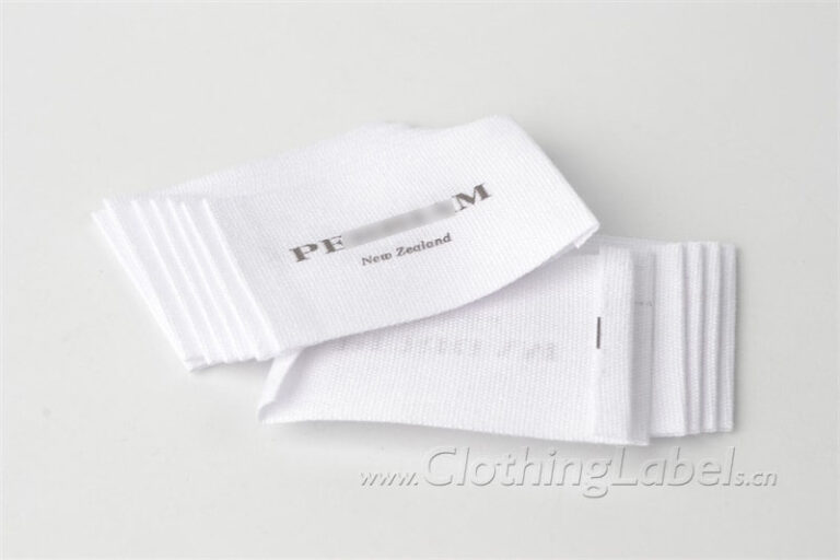 Custom printed cotton labels for clothing and handmade items ...