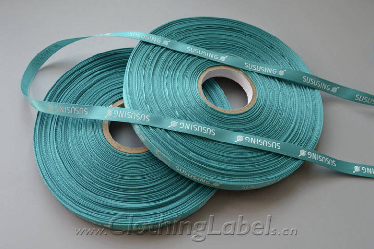 Custom printed ribbon for clothing and gift packing | ClothingLabels.cn