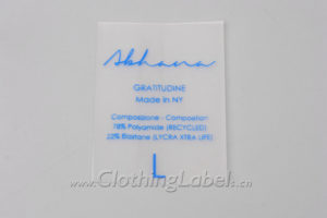 Clear clothing labels’s photo gallery | ClothingLabels.cn