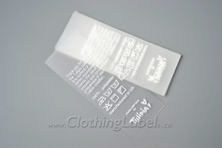 Clear clothing labels’s photo gallery | ClothingLabels.cn