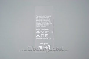 Clear clothing labels’s photo gallery | ClothingLabels.cn