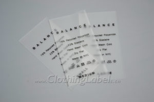 Clear clothing labels’s photo gallery | ClothingLabels.cn