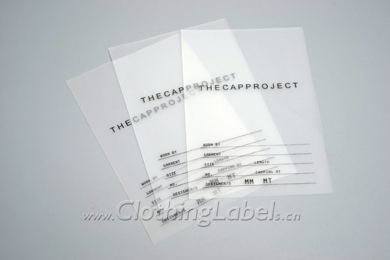 Clear clothing labels’s photo gallery | ClothingLabels.cn