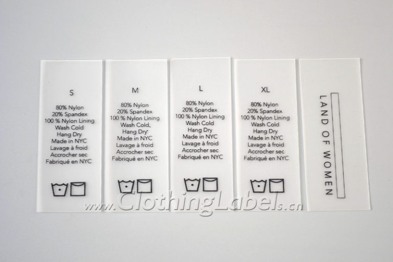 Clear clothing labels’s photo gallery | ClothingLabels.cn