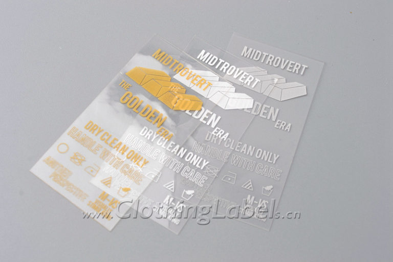 Clear clothing labels’s photo gallery | ClothingLabels.cn