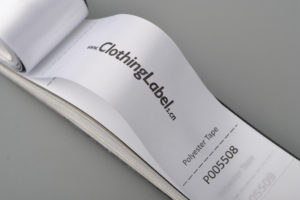 Material chart for printed labels | ClothingLabels.cn