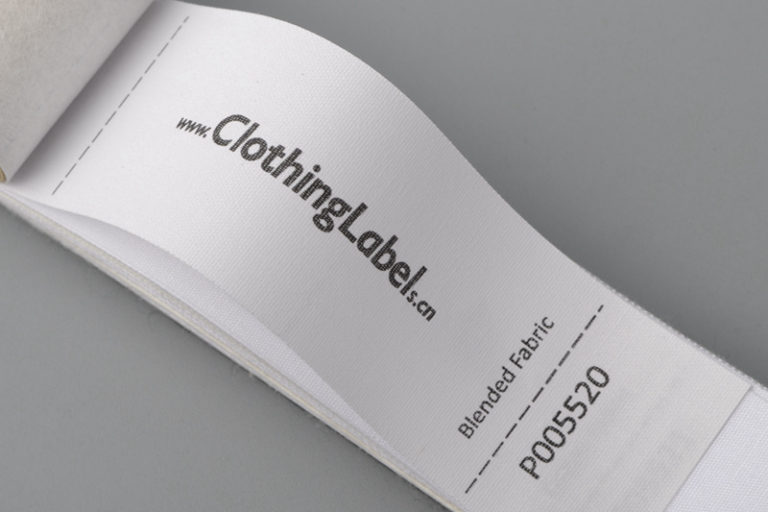 Material chart for printed labels | ClothingLabels.cn