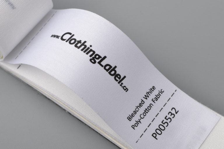 Material chart for printed labels | ClothingLabels.cn