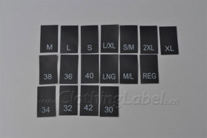 Size labels' photo gallery | ClothingLabels.cn
