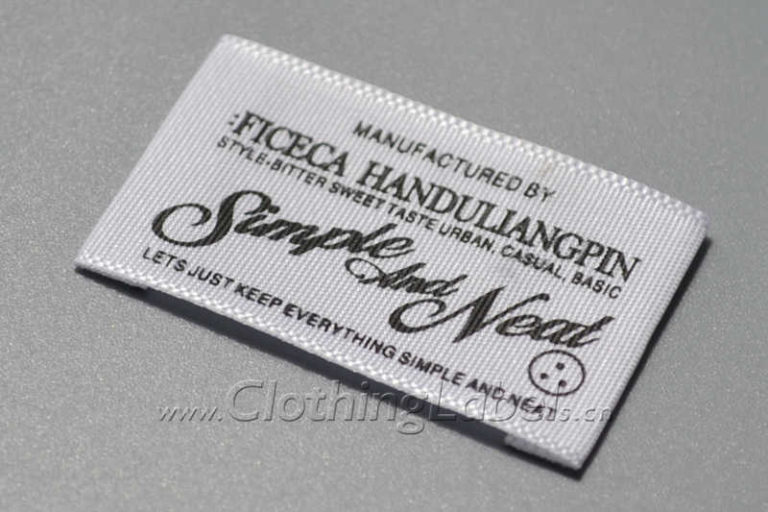 Custom fabric labels with logos for clothing | ClothingLabels.cn
