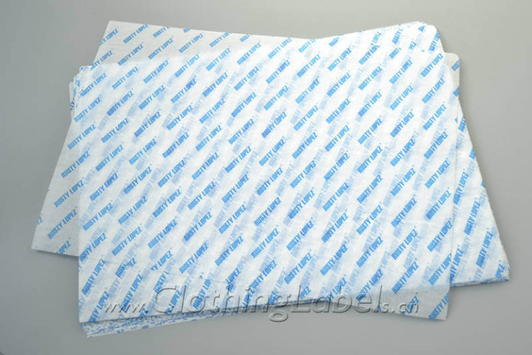 Printable tissue paper with logo | ClothingLabels.cn