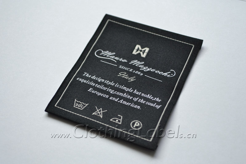 Cotton care label for clothing | ClothingLabels.cn