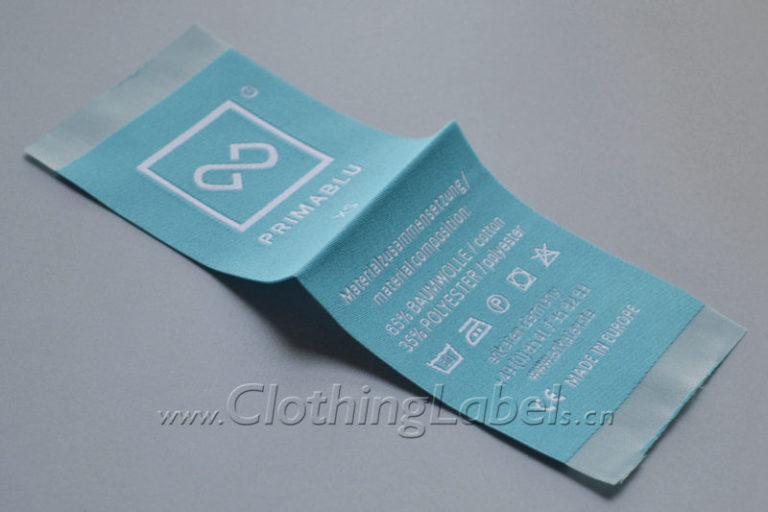 Cotton care label for clothing | ClothingLabels.cn