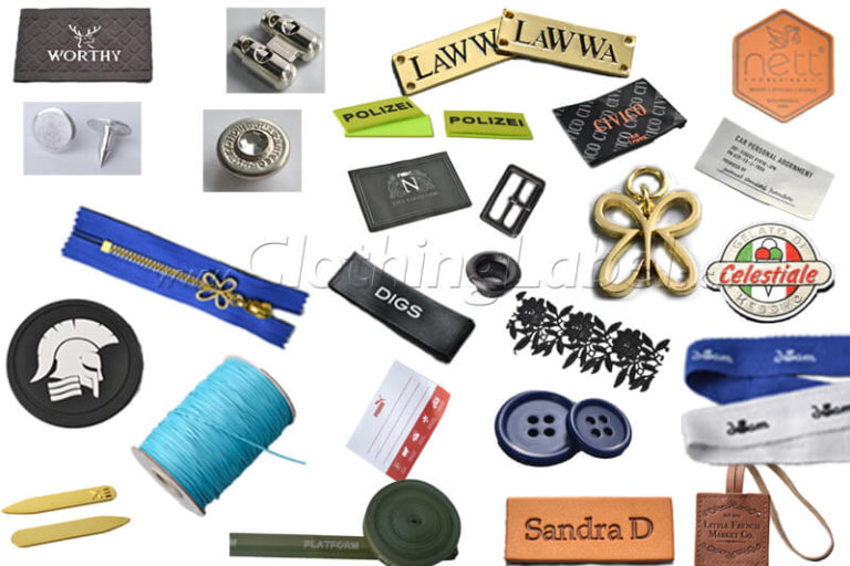 List of garment trims and accessories with pictures | ClothingLabels.cn