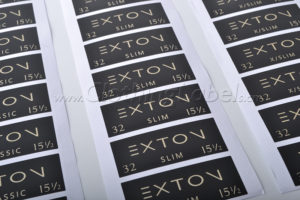 Custom adhesive labels with logo | ClothingLabels.cn