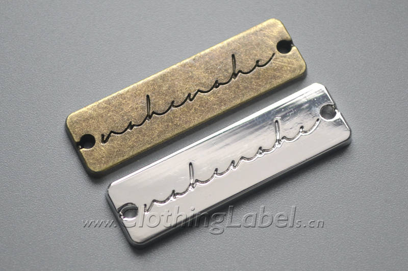 100 best custom metal tags for brands | ClothingLabels.cn