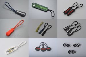 Custom rubber zipper pulls for garments | ClothingLabels.cn
