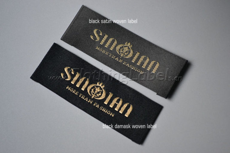 Custom woven labels with personalized logos for clothing brands ...