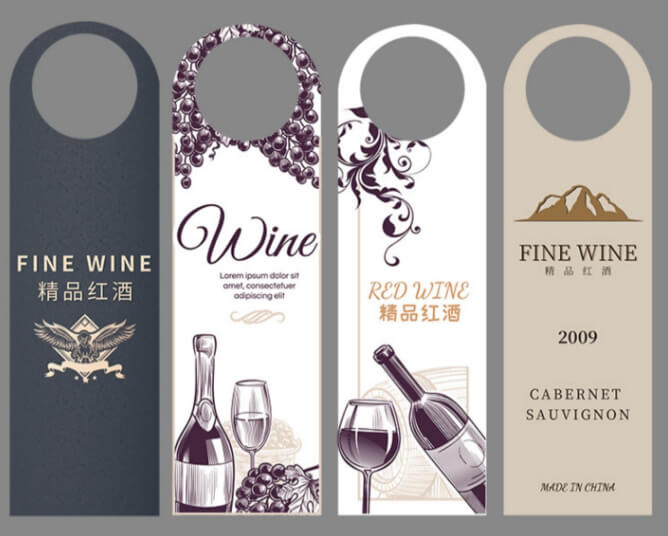Custom printed bottle neck tags | ClothingLabels.cn