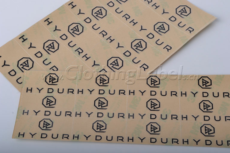 Custom adhesive labels & stickers with logo | ClothingLabels.cn