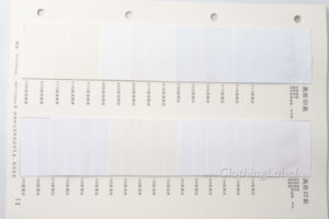 Specialty paper color sample chart | ClothingLabels.cn