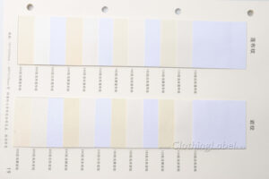 Specialty paper color sample chart | ClothingLabels.cn