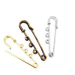 Safety pins for securing fabric | ClothingLabels.cn