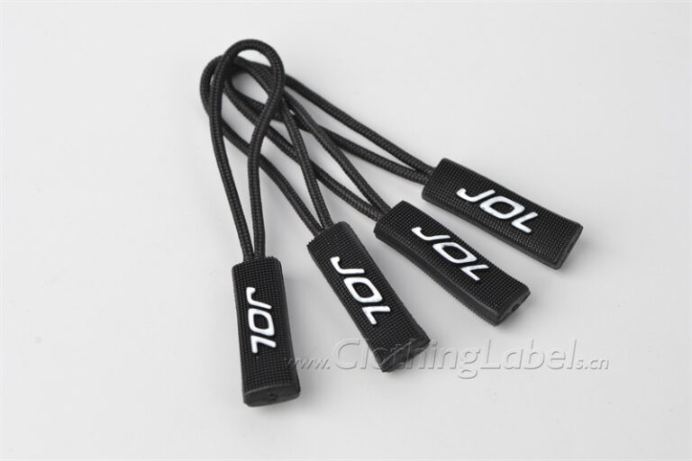 Custom rubber zipper pulls for garments | ClothingLabels.cn