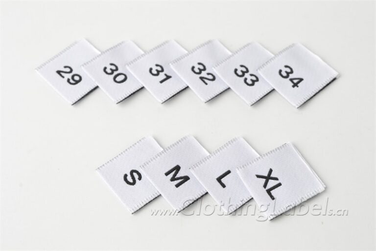 Custom size labels & tags for clothing | ClothingLabels.cn