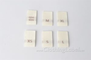 Size labels photo gallery | ClothingLabels.cn