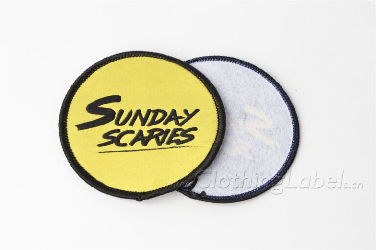 Custom Embroidered patches for clothing brand | ClothingLabels.cn