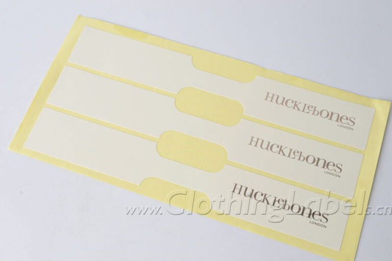 Custom adhesive labels & stickers with logo | ClothingLabels.cn
