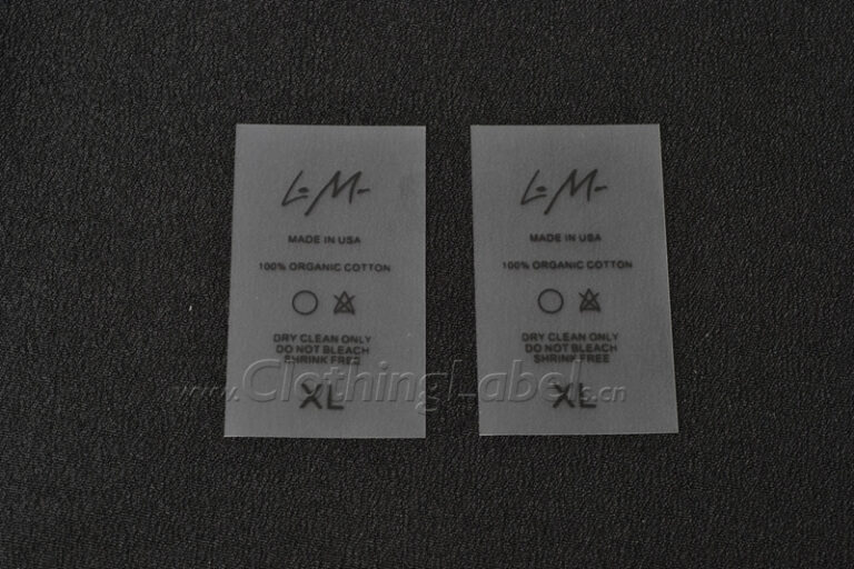 Clear clothing labels’s photo gallery | ClothingLabels.cn